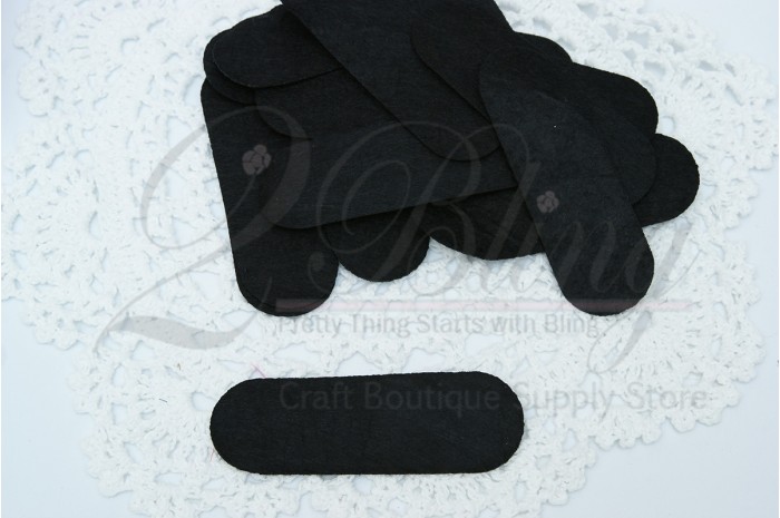 Felt Oval (9 x 3 cm), Pack of 25