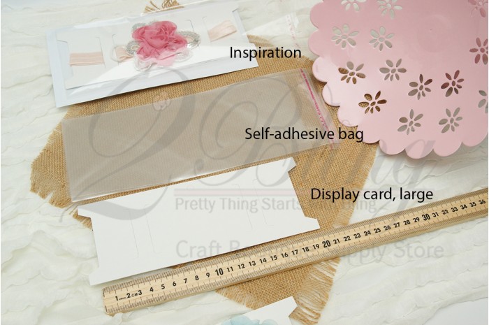 Packaging, Hair-clips/ Headbands Display CARDS (Large) - 21x8.5cm ...